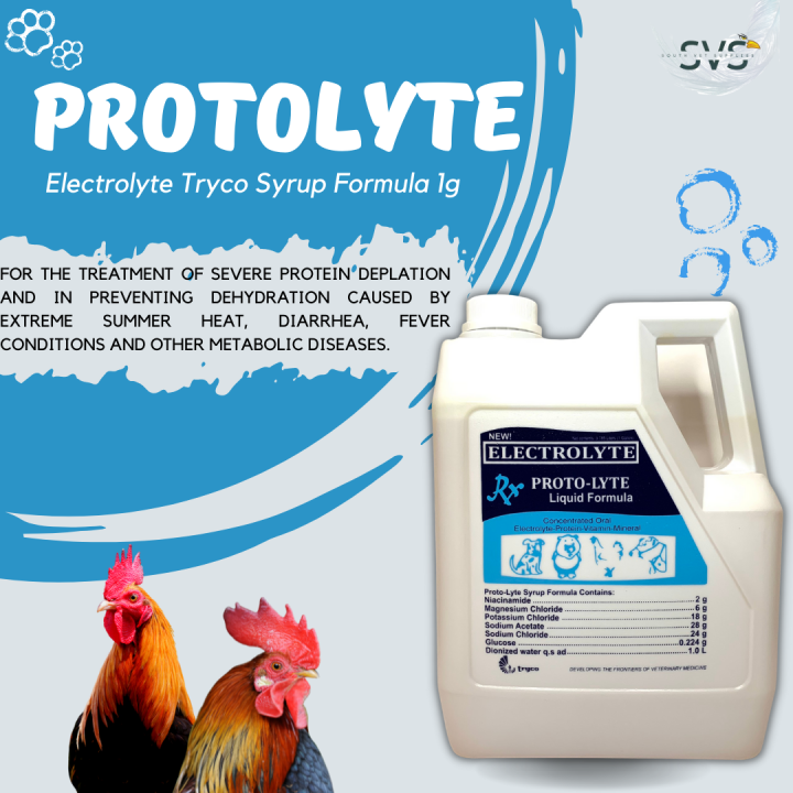 [SOUTH VET] Protolyte Electrolyte Tryco Syrup Formula Proto-Lyte Liquid ...