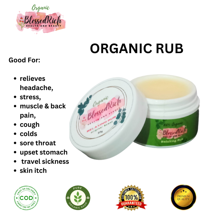 1pcs Organic Pain Relief Rub 20g Soothing massage rub Natural Spa ...