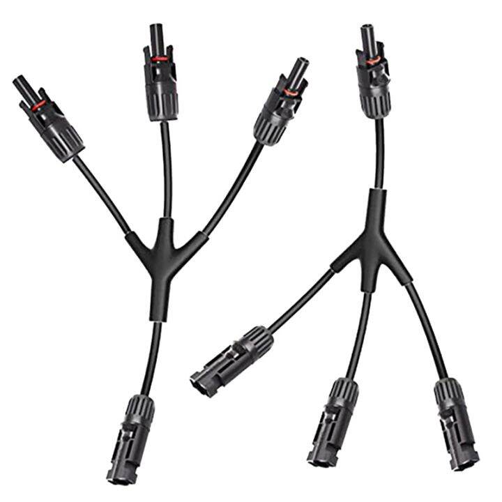 Y Branch Solar Connectors Solar Panel Parallel Adapter 1 Pair Splitter ...