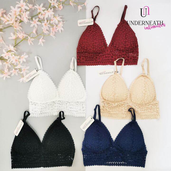 Bloom Sexy French Style Padded Bralette | Lazada PH