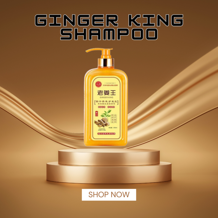 AUTHENTIC King of Ginger Hair Shampoo Fast Regrowth Hair Thick Anti ...