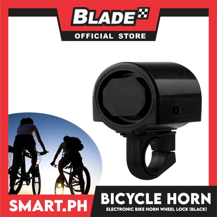 Electronic Bicycle Bell Horn Sound Wheel Lock Beep Beep Beep, Black ...