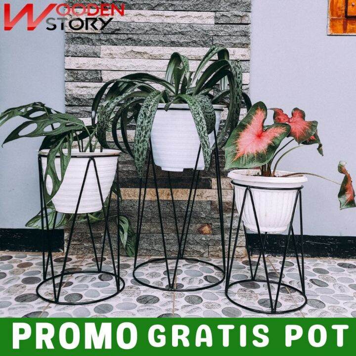 Standing pot - Standing tanaman hias - standing pot hias - standing ...