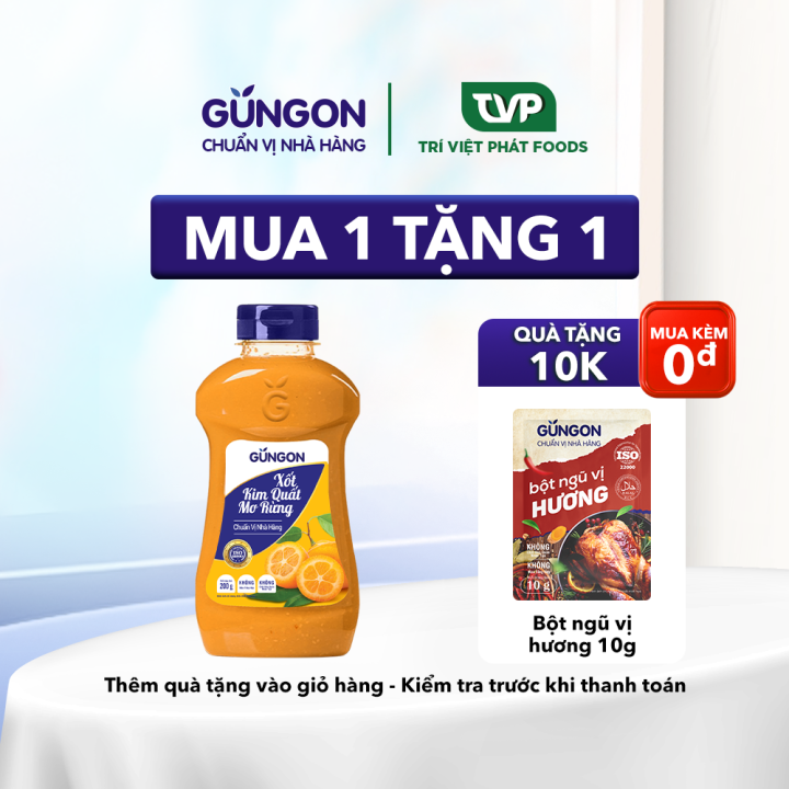 Xốt kim quất mơ rừng GUNGON chấm các loại đồ nướng chiên quay 200g ...