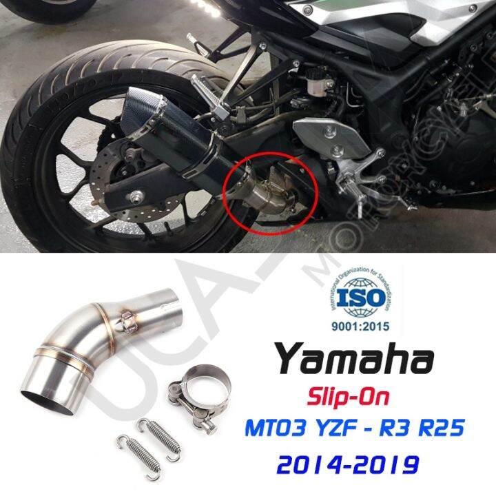 Slip On for YAMAHA R3 R25 MT03 MT25 2013 2014 2015 2016 2017 2019 ...