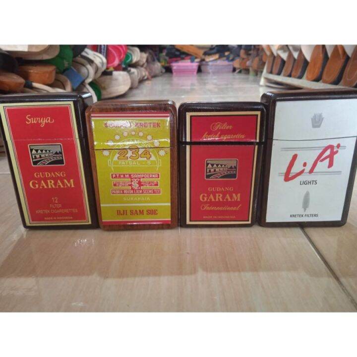 wadah tempat roko kayu model bran bervariasi kotak roko kayu | Lazada ...