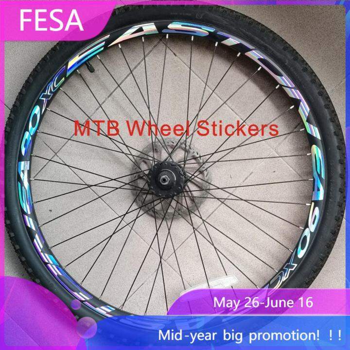 2wheels / set mountain bike 26 27.5 29 inch wheels reflective bicycle ...