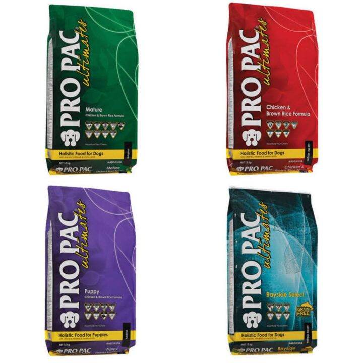 Pro Pac Ultimate Holistic อาหารสุนัขโฮลิสติก มี 4 สูตร ขนาด 2.5 kg ...