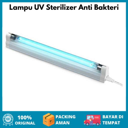Lampu UV Ultraviolet Sterilizer Virus Bakteri 8W / Lampu Hias Uv Sterilizer Disinfektan Ruangan ...