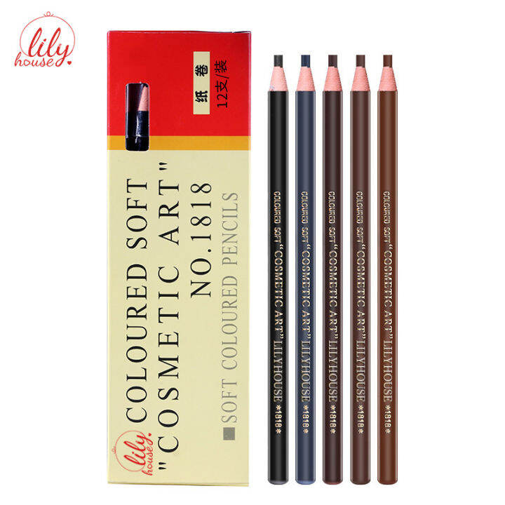 Lily house 1818 pull wire eyebrow pencil double head eyebrow pencil ...