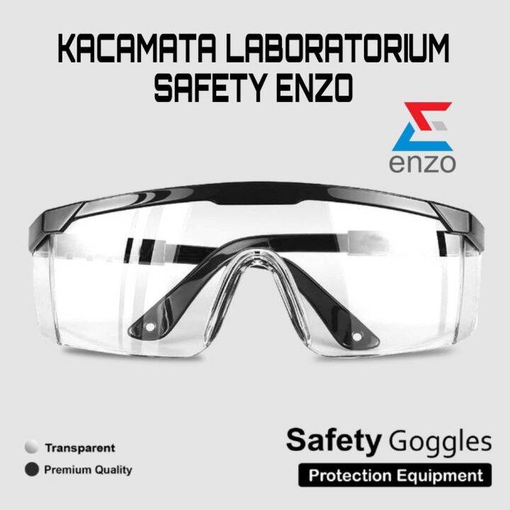 KACAMATA SAFETY GLASSES LAS GERINDA ENZO SG01 SG02 | Lazada Indonesia