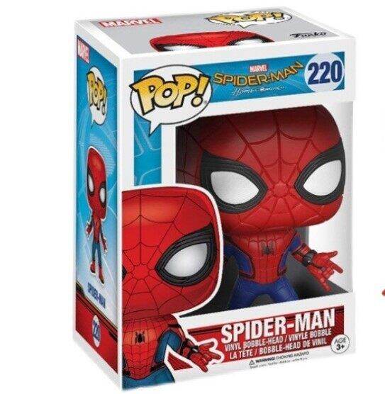 Kids Toy Funko pop 220 Aven gers Spider man Figures Model Kids Toy for Boys Spider man ...