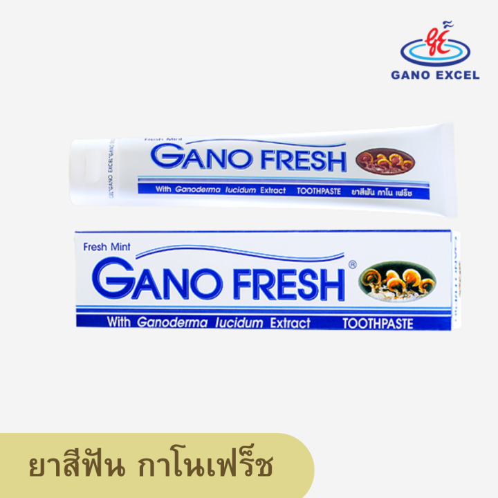 ยาสีฟัน กาโนเฟรช ผสมเห็ดหลินจือ Gano Fresh | Lazada.co.th