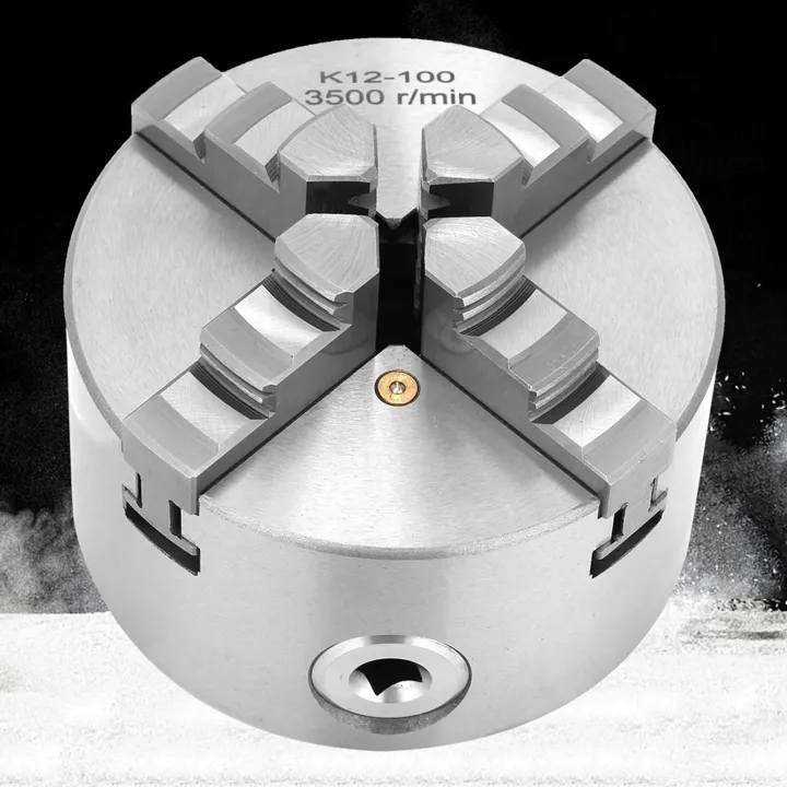 4inch 100mm 4 Jaw Self Centering Lathe Chuck With Extra Jaws Turning ...