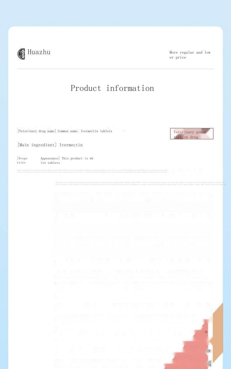 Pet food veterinary anthelmintic Ivermectin pig and sheep mite nematode ...