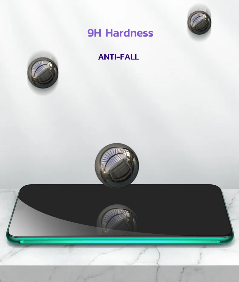 1# 3in1 Huawei Nova 5T / y9/ y9 prime 2019 ฟิล์มกระจกนิรภัย Full Screen Full Glue ฟิล์มกระจก ...