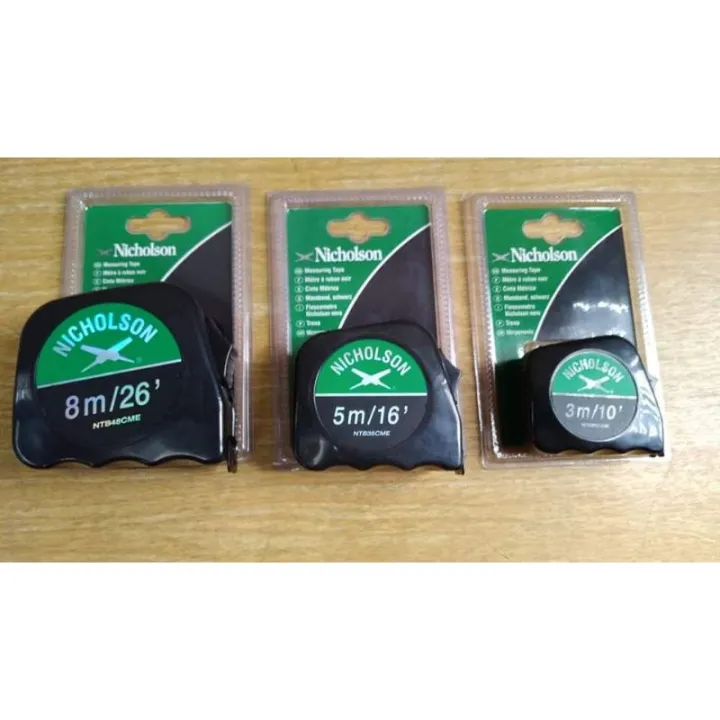 tape measure for construction Nicholson Steel Tape Measure 3 meters 5 ...