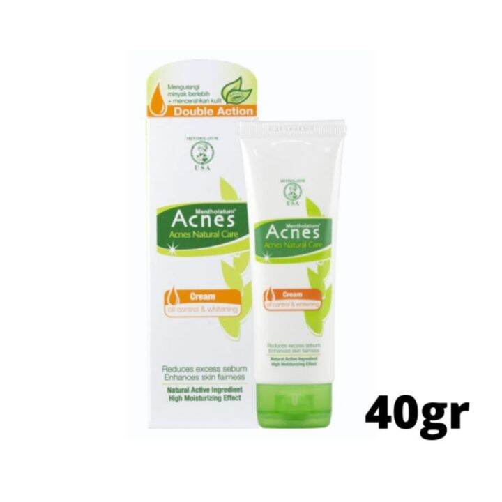 Acnes Natural Care Oil Control & Whitening Cream 40gr | Lazada Indonesia