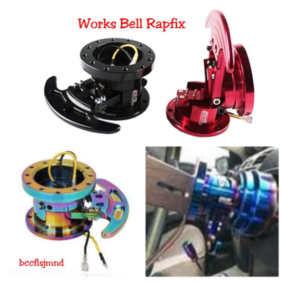 High WORKS BELL GTC Racing Steering Wheel Quick Release Hub Kit Adapter ...