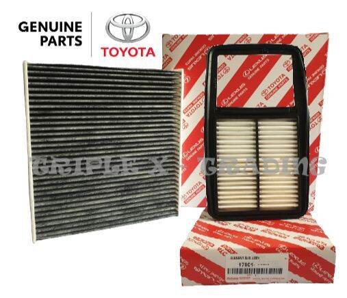 COMBO TOYOTA Charcoal AC Cabin Filter / Engine Air Filter for Toyota ...