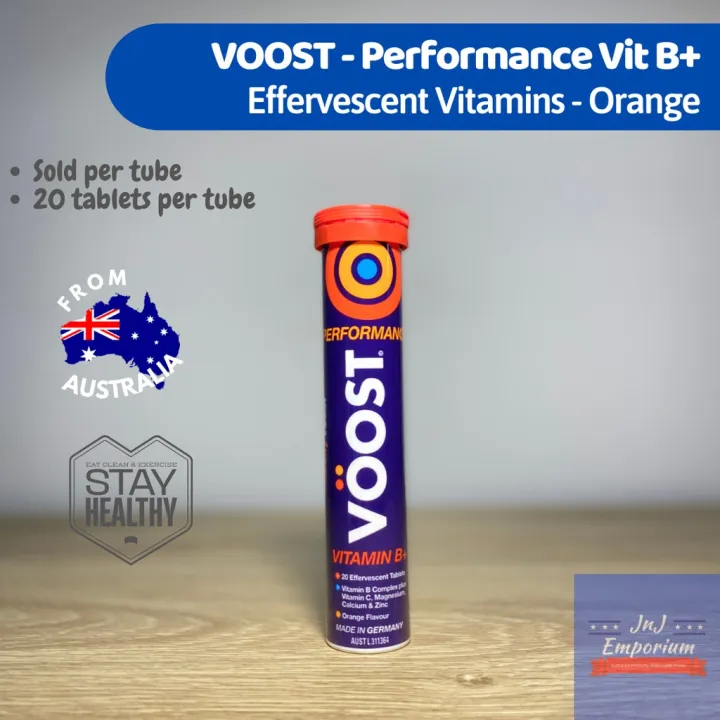Voost Vitamin B+ Performance Effervescent 20 Tablets | Lazada PH