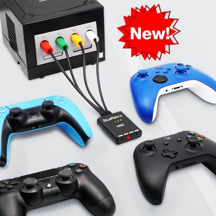 NGC Blueretro Wireless Controllers Adapter For Nintendo GameCube ...