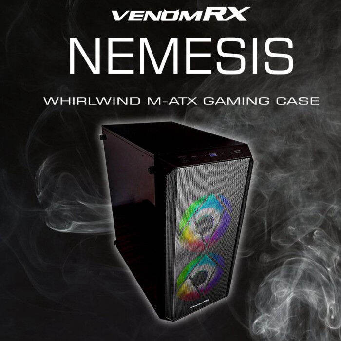 VENOM RX NEMESIS MICRO ATX GAMING CASE VENOMRX | Lazada Indonesia
