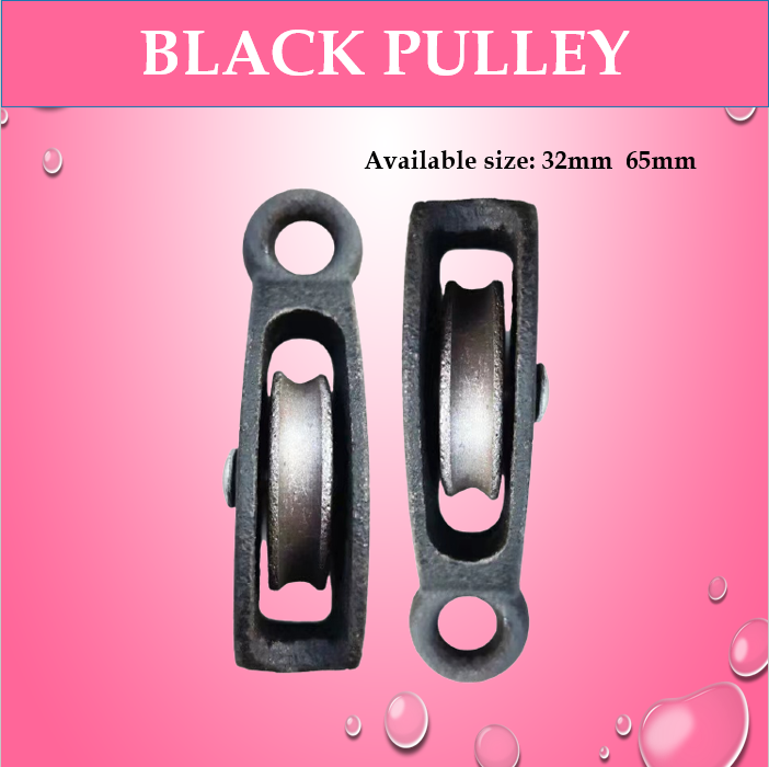 Black Pulley and Galvanized Line Pulley Single Sheave Pulley Black ...