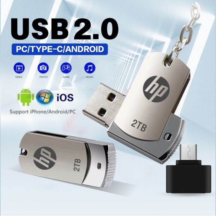 [💞Buy 1 Take 1💞] Hp Usb Flash Drive Original 1TB 2TB High Speed Usb ...