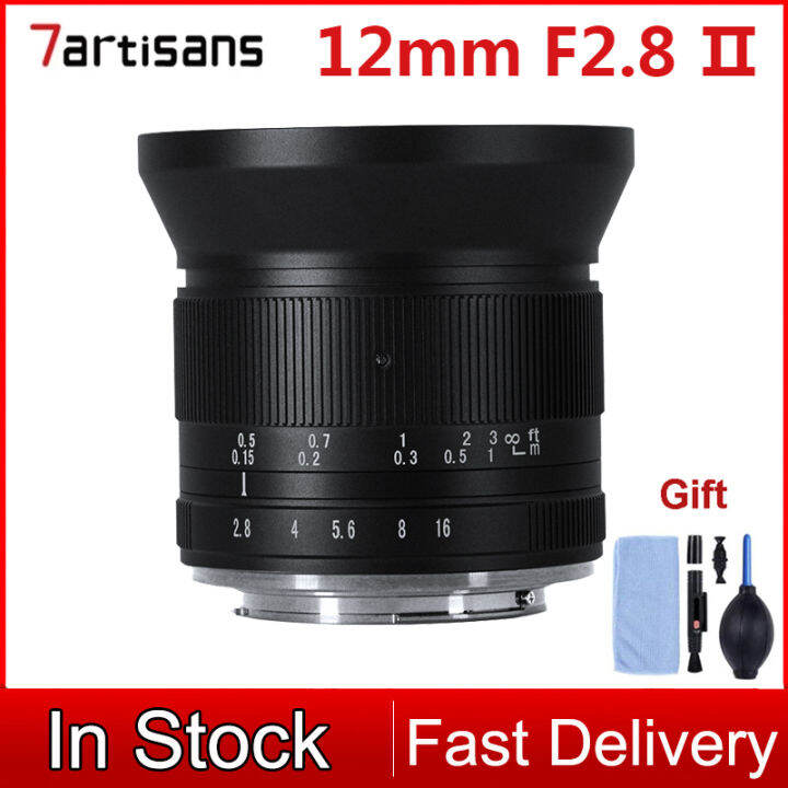 7artisans 12mm F2.8 II APS-C Ultra Wide Angle and Anti-distortion For ...