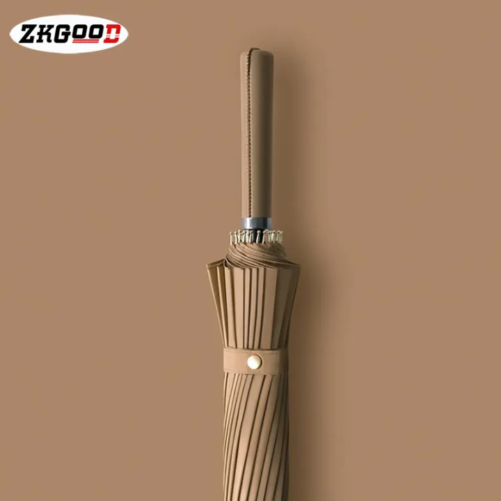 Zkgood Payung Panjang 24 Tulang Rusuk, Payung Tiang Lurus Besar ...