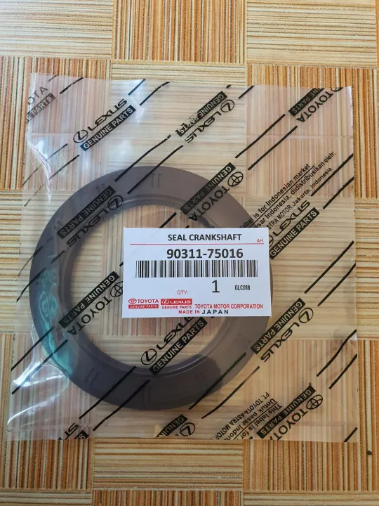 SEAL CRANKSHAFT VIOS YARIS KRUK AS BELAKANG VIOS YARIS 1NZ 90311-75016 ...