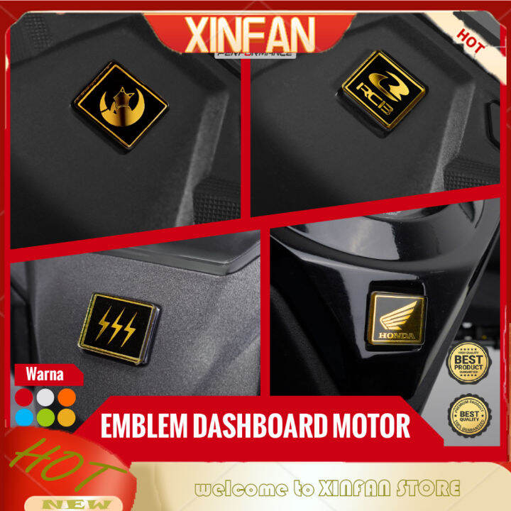 XINFAN Honda EMBLEM TRIPLE S Box RCB WHITEFOX HONDA DASHBOARD EMBLEM ...