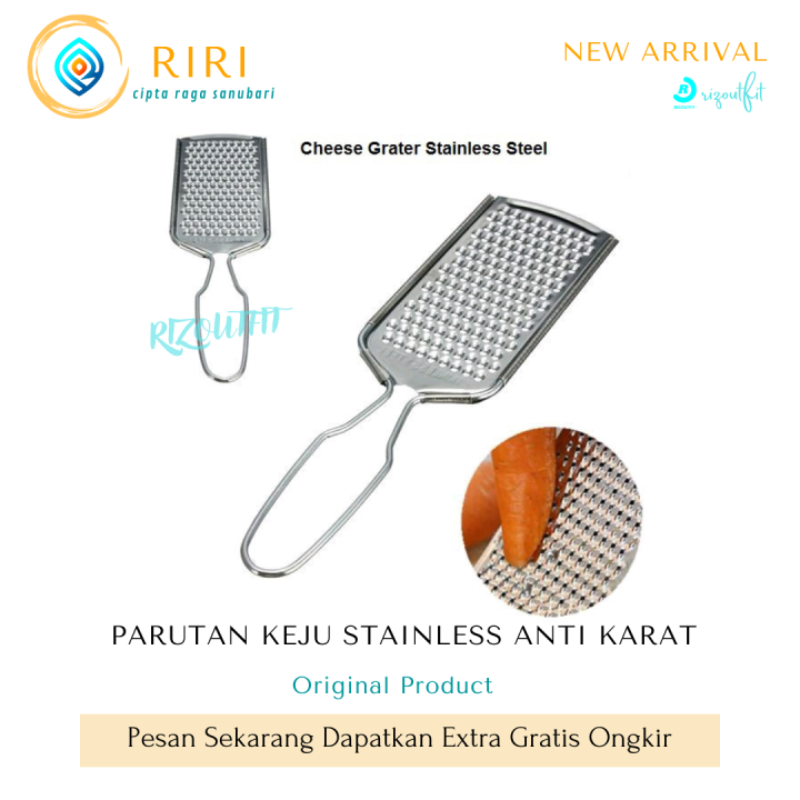 Parutan Keju Stainless Steel | Cheese Alat Parut Keju Kentang Coklat ...