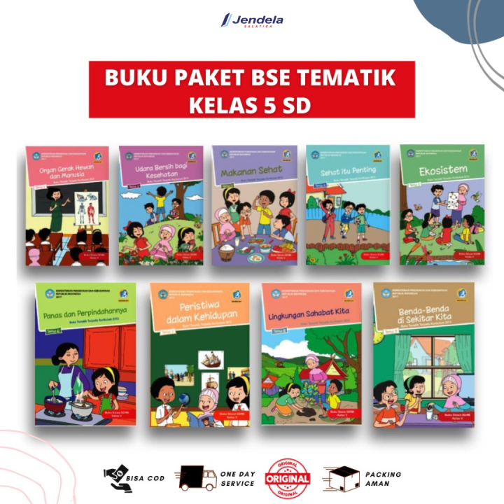 Buku Tema Kelas 5 SD K13 Tema 1-9 Buku Paket Tematik Bse Edisi Revisi ...