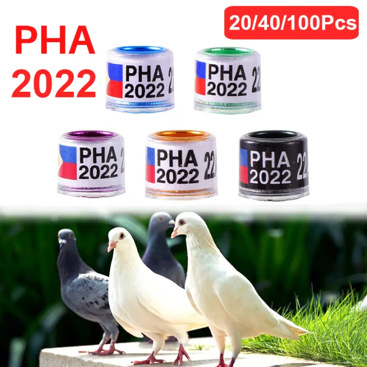 20/40/100Pcs Pigeon ring 2022 Club ring Comring for pigeon 2022 PHA ...