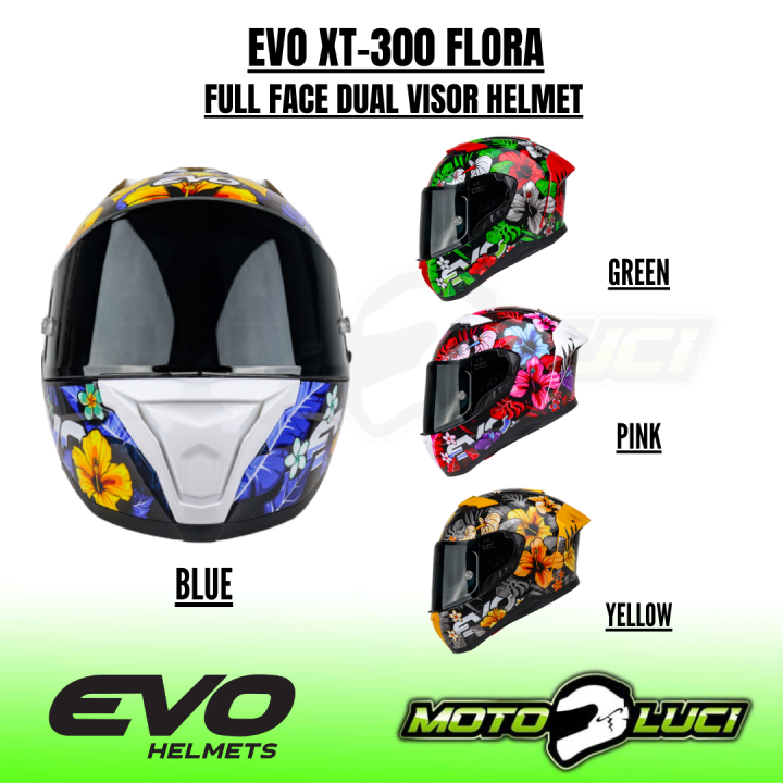 EVO XT-300 FLORA FULLFACE HELMET | Lazada PH