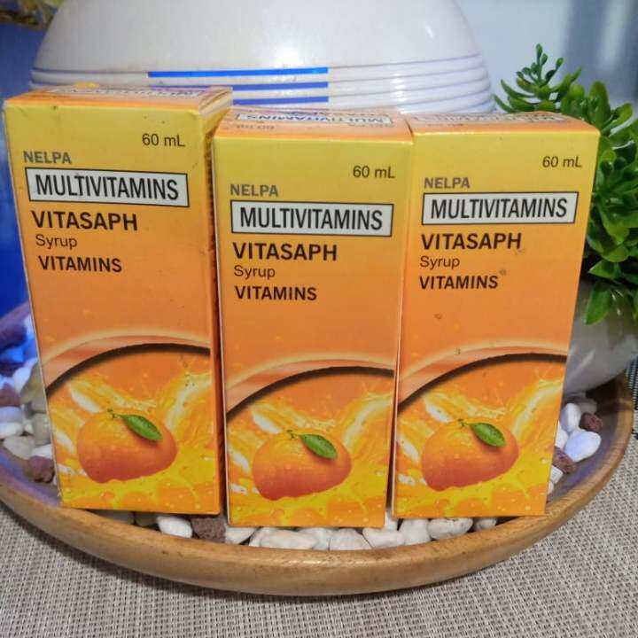 VITASAPH Multivitamins Syrup 60mL - Infant to Adult Vitamins -Nelpa ...