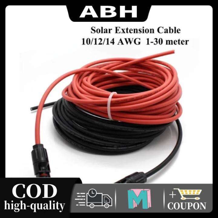 ABH 10AWG Solar Photovoltaic Cable 3Meter 4mm² Panel Branches In ...