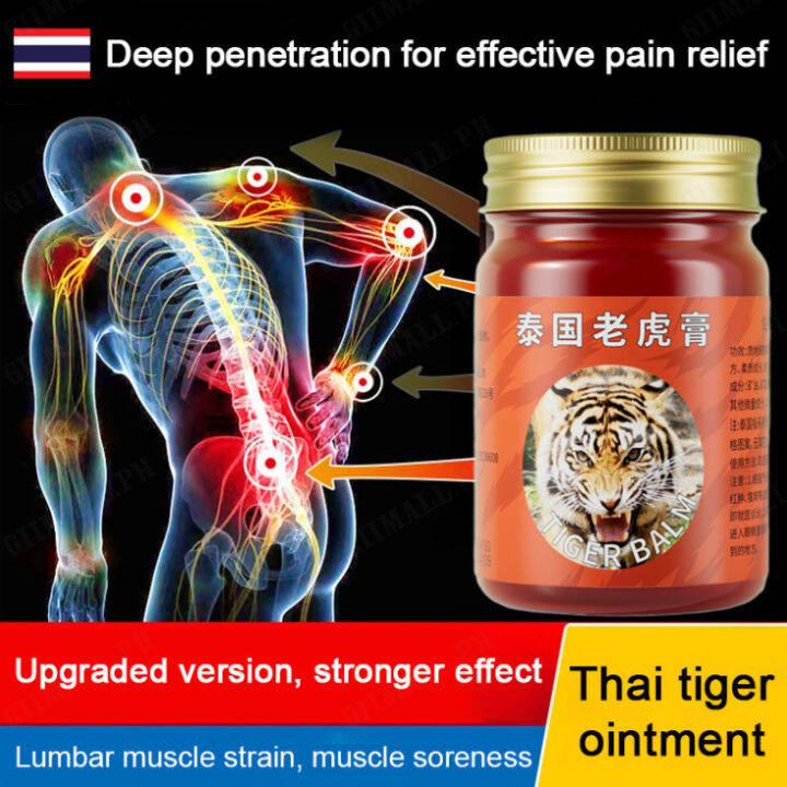 GiiMall Tiger Cream Massage Cream Tiger Cream AntiItching Soothing ...