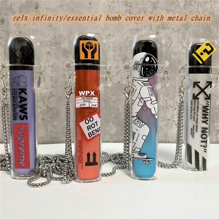 Relx Phantom Vape Case Infinity Printed Hard Shell Bullet Cover pods ...