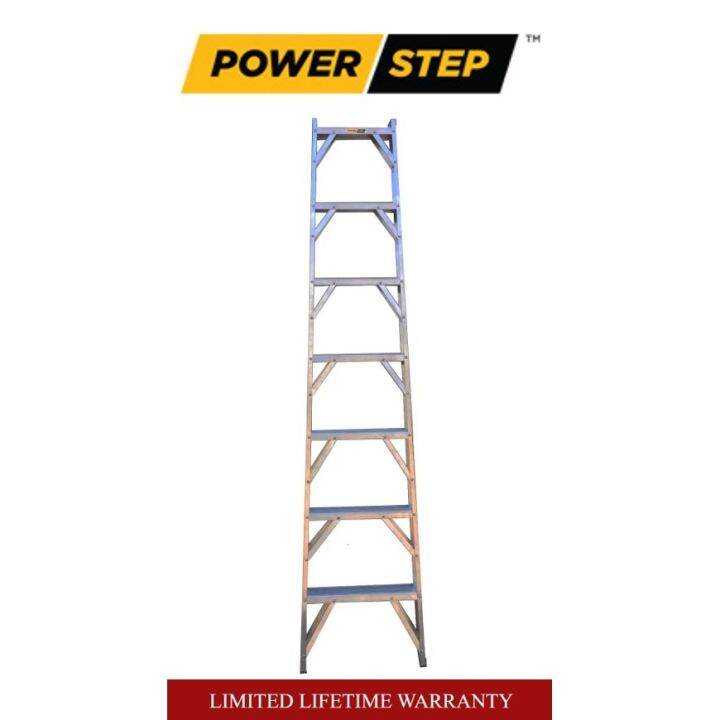 Power Step Aluminum Straight Ladder 7ft | Lazada PH
