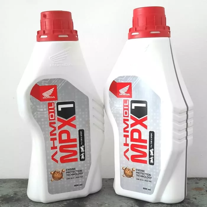 Oli Motor AHM OIL MPX 1 0.8L 10W30 SJMA Honda KHUSUS UNTUK MOTOR BEBEK ...