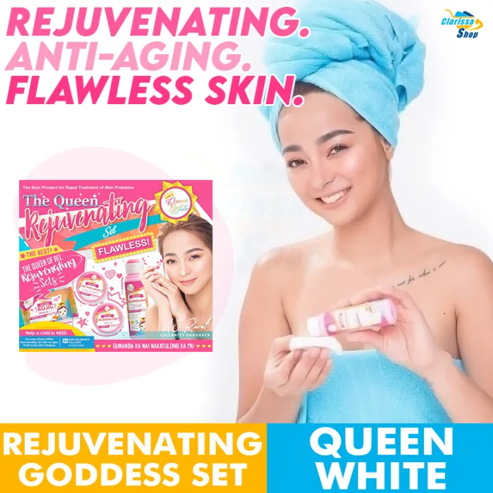 Queen White Goddess Skin Rejuvenating Set Peeling effect, Redness ...