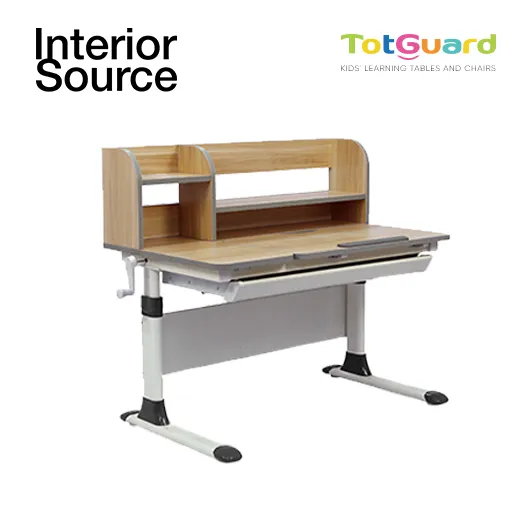 Totguard Dopey Ergonomic Study Table Wood Gray | Lazada PH