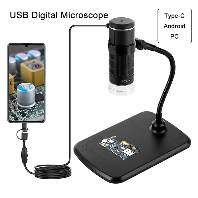 Hot Sale LED USB Digital Microscope 1000X WIFI Mobile Phone Microscope ...