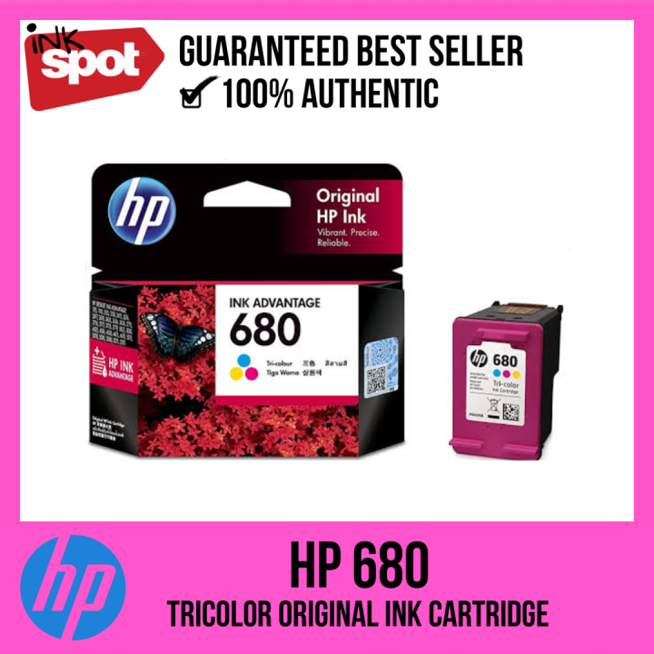HP 680 Tri-color Original Ink Advantage Cartridge (F6V26AA) | Lazada PH