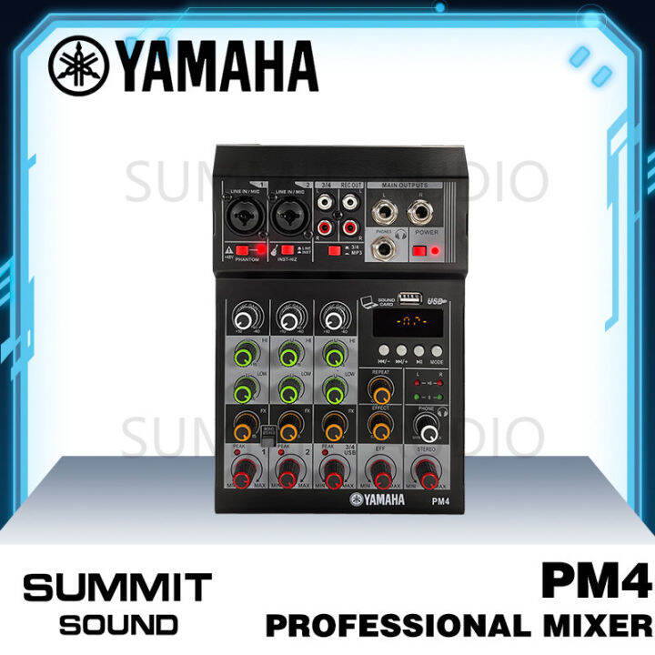 【popular】 yamaha pm4 mixer sound audio system Bluetooth dsp USB 4 ...