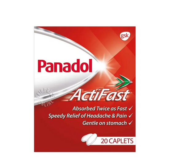 Panadol Actifast 20 Caplets/box | Lazada Singapore