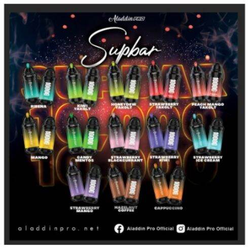 Aladdin Pro SupBar 10000puffs | Lazada
